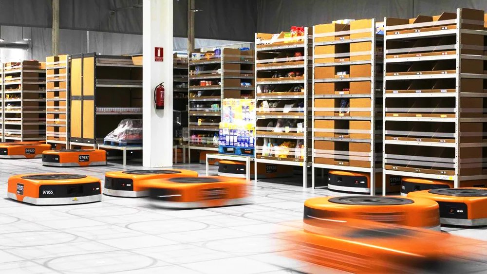 Warehouse robotics and their role in automation.
