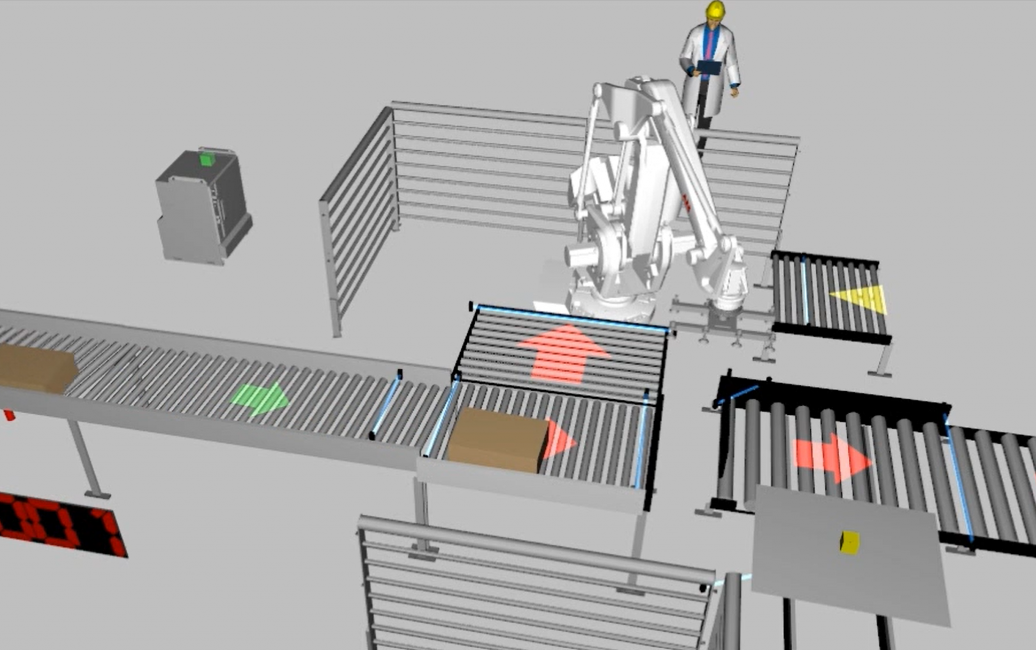 Which virtual commissioning and warehouse emulation software is used by ...