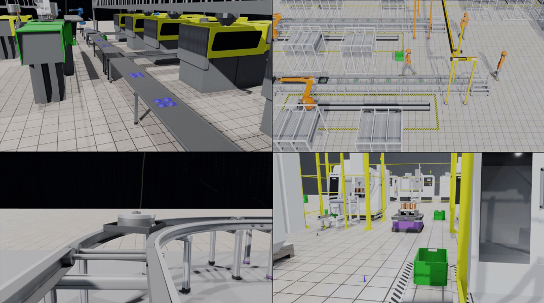 Which virtual commissioning and warehouse emulation software is used by ...